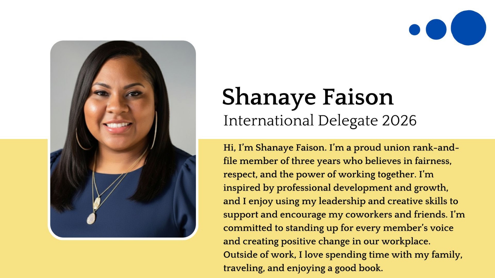 Shanaye Faison – Workers Linked Together